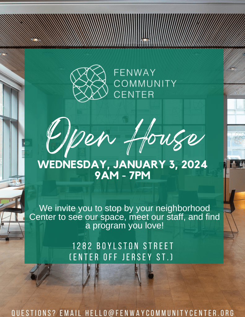 Events from February 12 – October 7 – Fenway Community Center