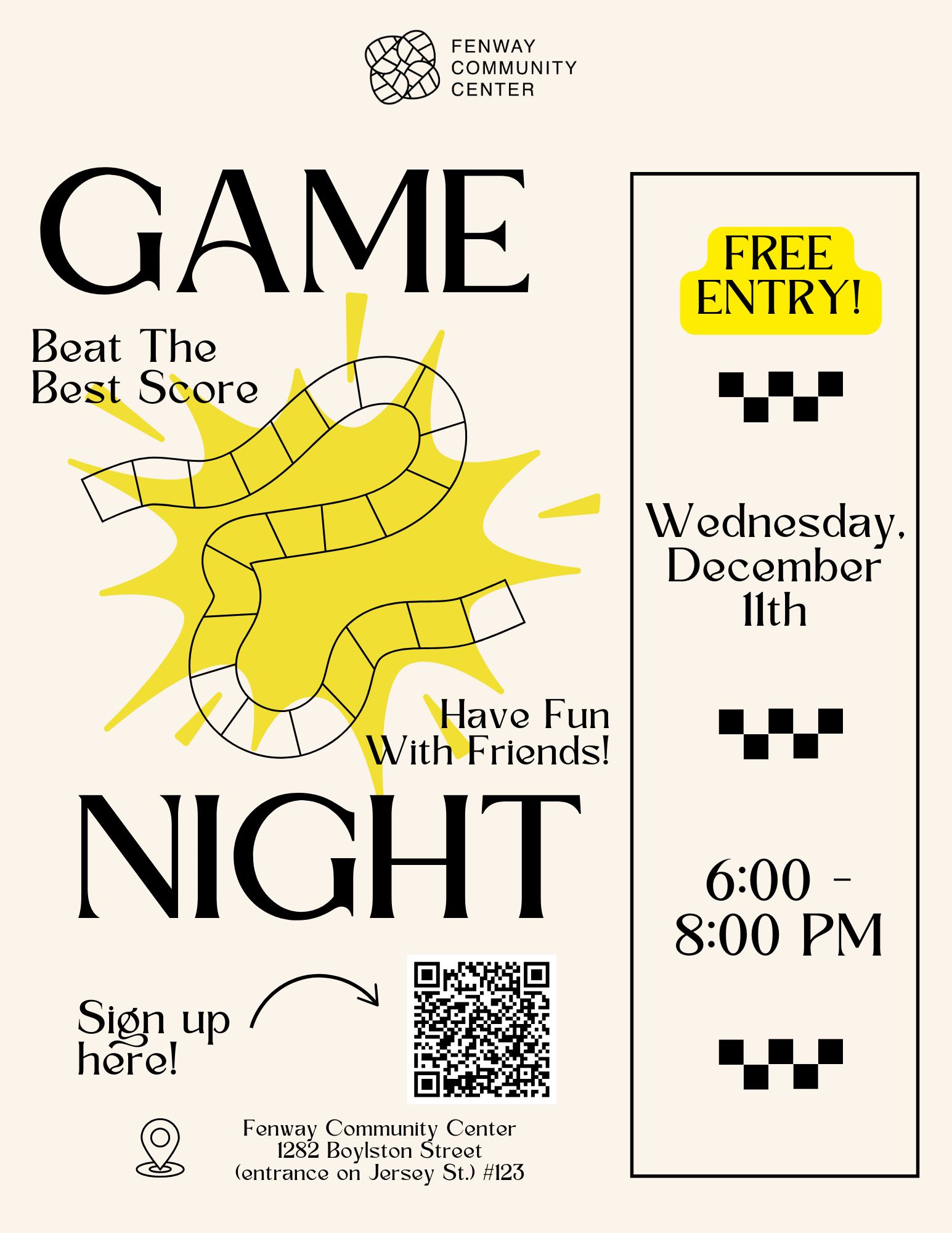 Events from December 2 – December 4 – Fenway Community Center